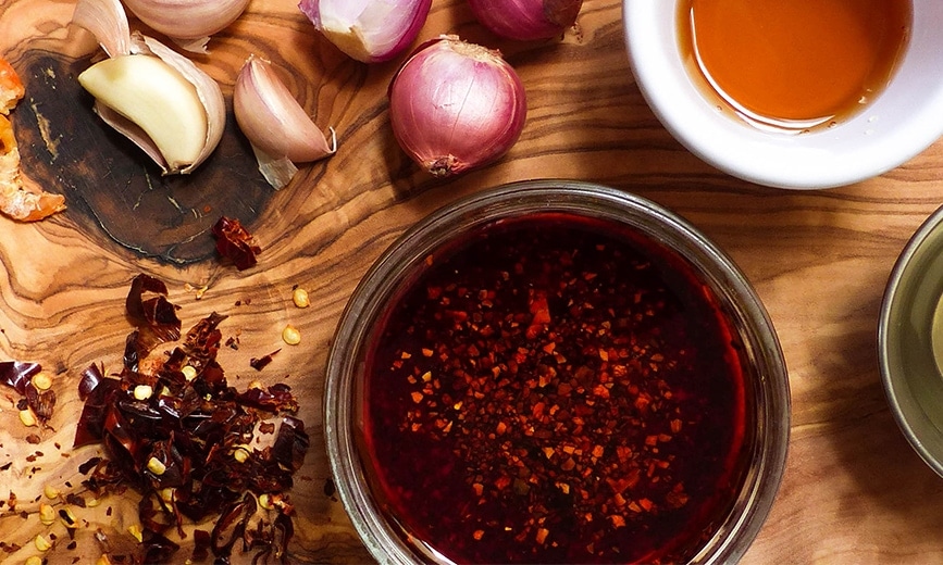 Thai Roasted Chilli Oil | Thai Food Recipe | Rosa's Thai