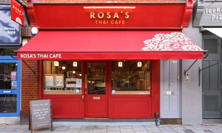 Thai Restaurant & Takeaway in London Waterloo | Rosa's Thai