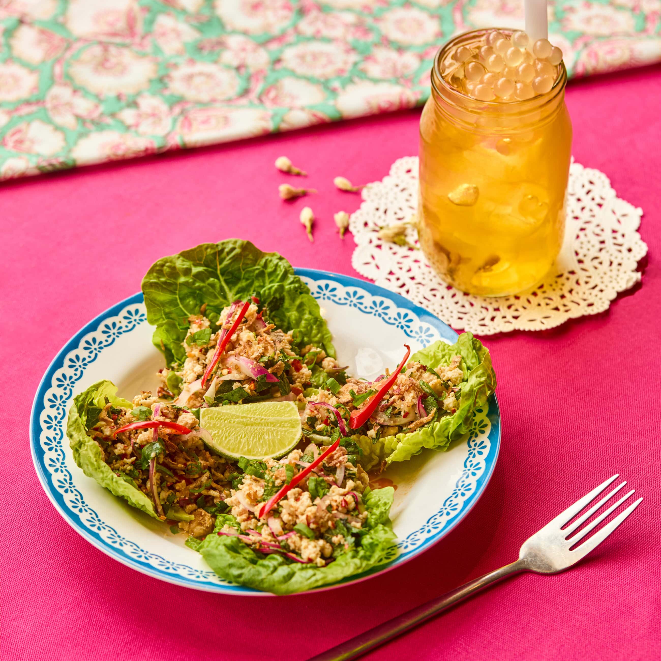 Minced Chicken Larb Salad | Authentic Thai Recipe | Rosa's Thai