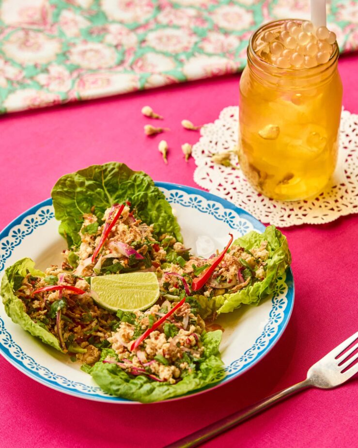 Minced Chicken Larb Salad | Authentic Thai Recipe | Rosa's Thai